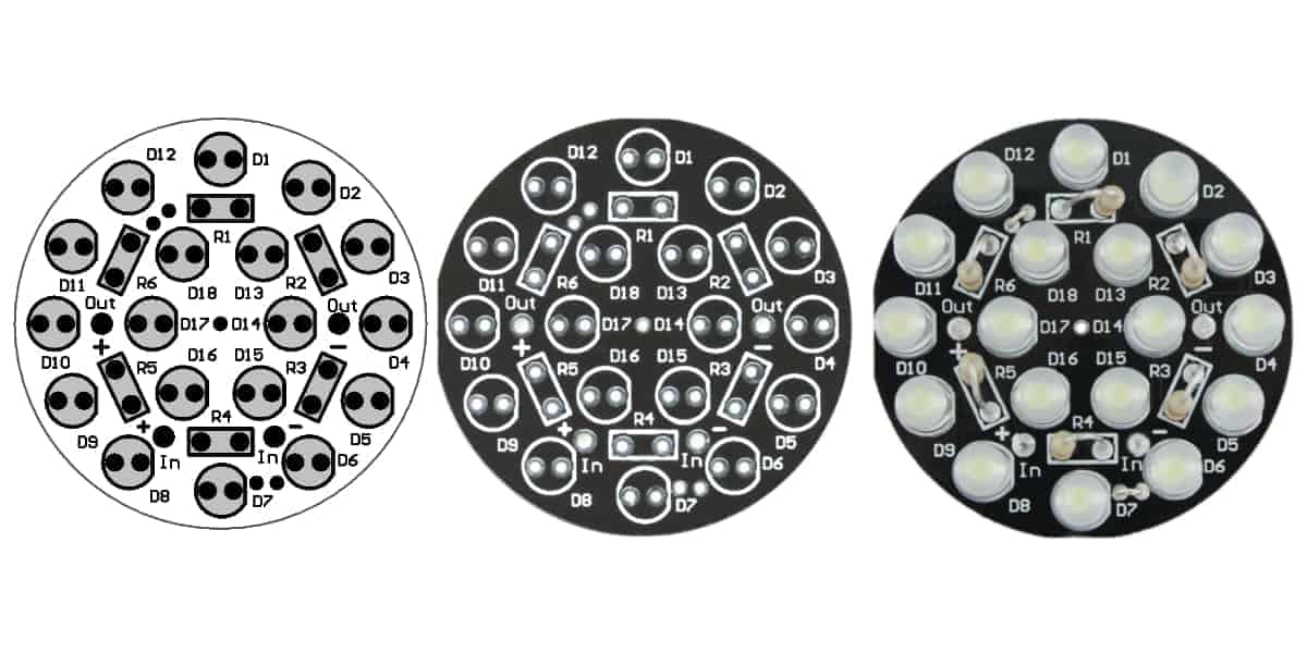 LED Spotlight Junior: DIY LED 1.6-inch Spotlight for 18 LEDs